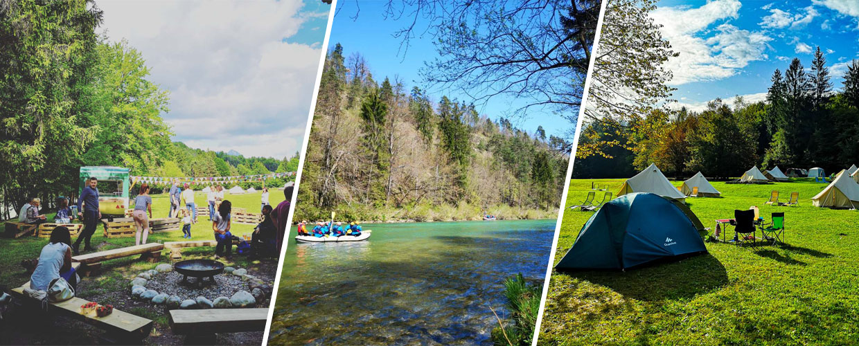 Camping Bled Slovenia - Radovljica - ECO River Camp